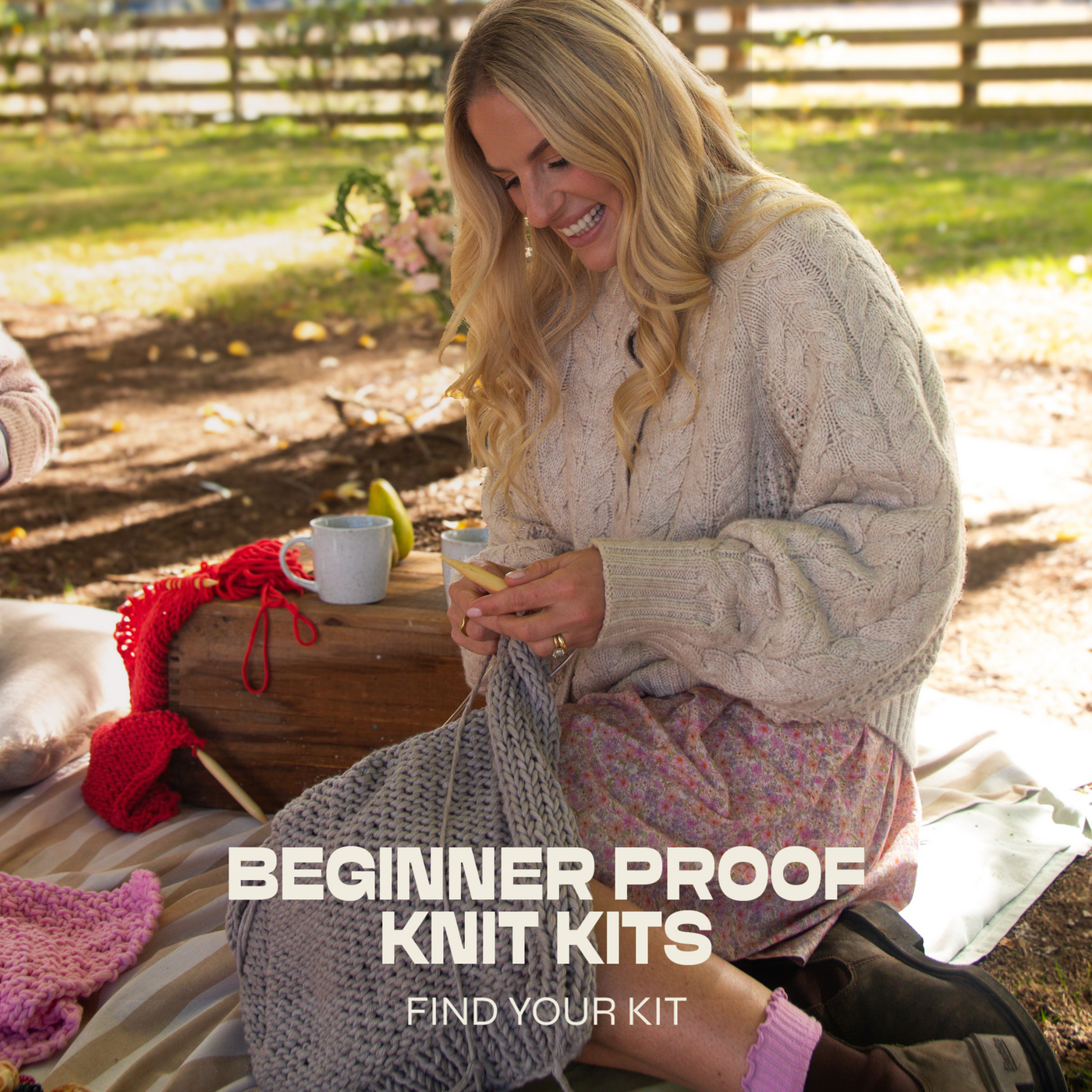DIY Blanket Knit Kits For Beginners – Having A Yarn