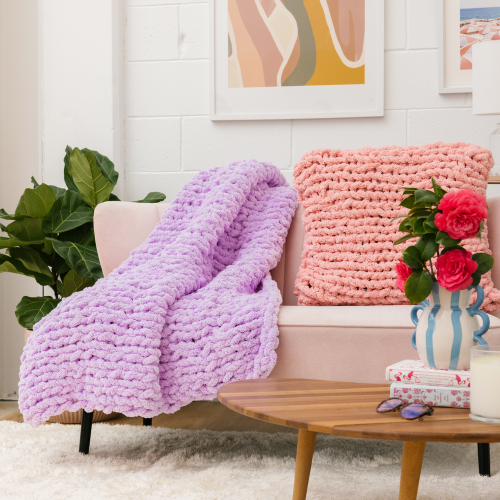 DIY Blanket Knit Kits For Beginners – Having A Yarn